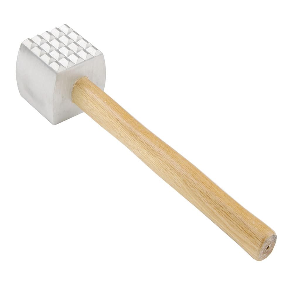 Winco Meat Tenderizer W/ Wooden Handle - MT-4 ☑️ Canada Food Equipment