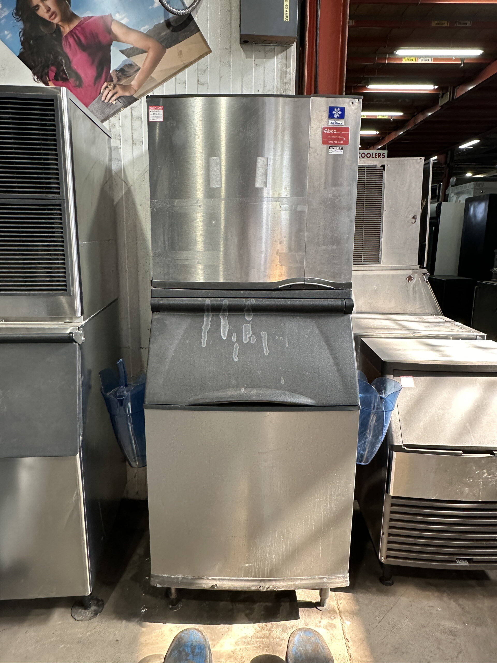 Manitowoc Ice Machine 24" Wide | SYO854A 850lbs | Air Cooled | 208-230V ...