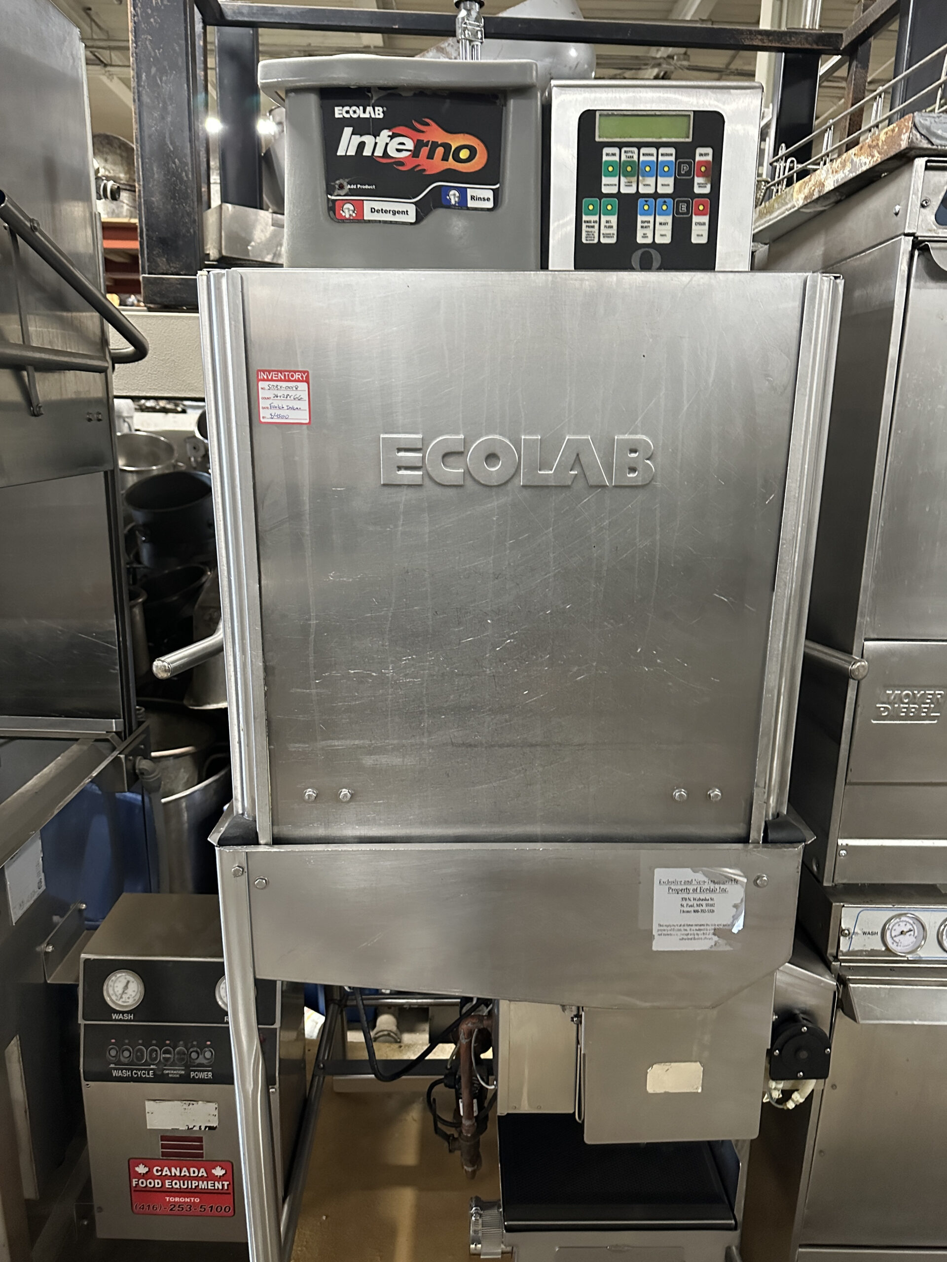 Ecolab Inferno 26" High Temp Dishwasher REFURBISHED - SRBX-0018 ☑️ ...