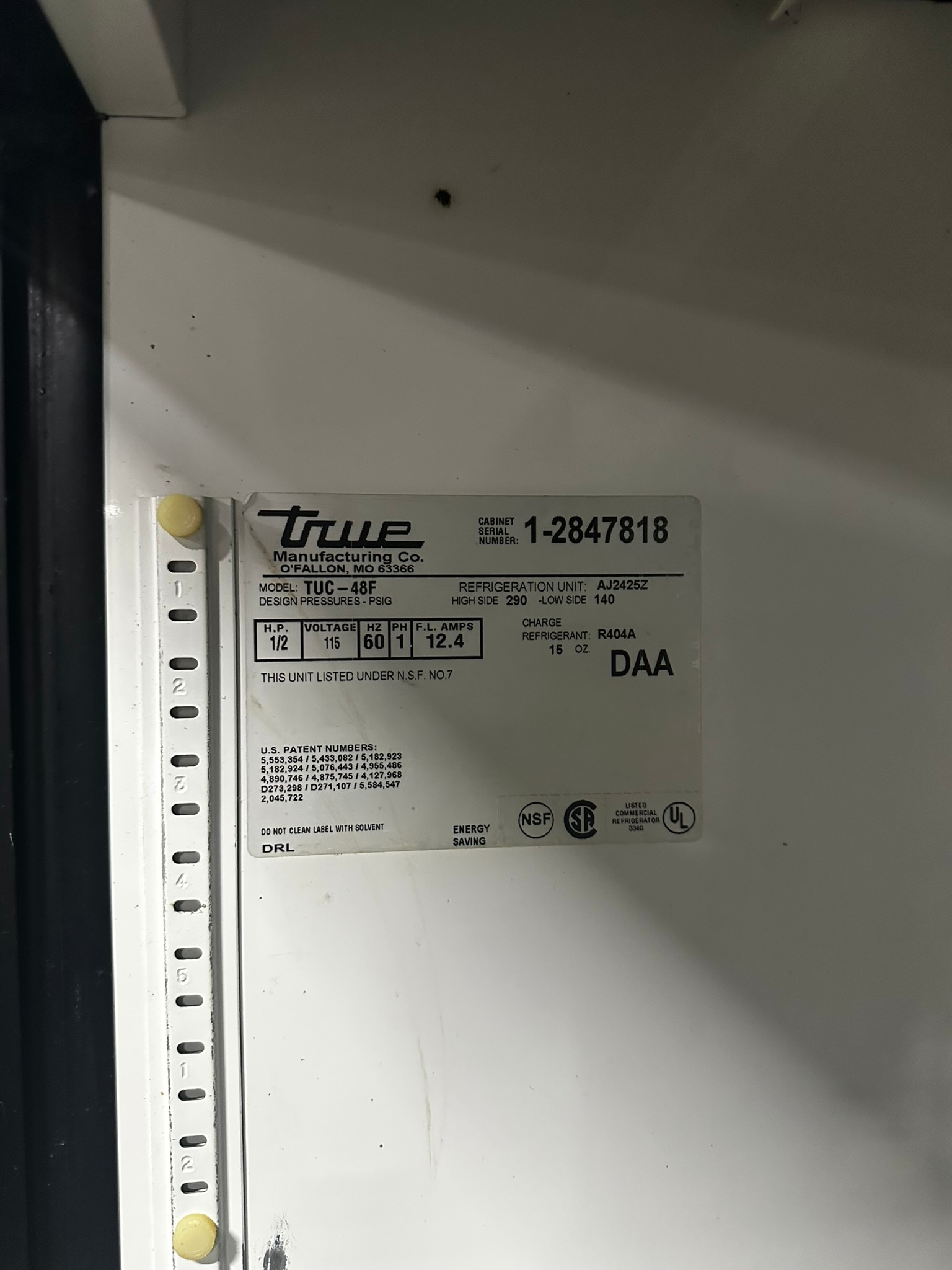 True TUC-48F-HC 48″ 2 Solid Door Undercounter Freezer REFURBISHED - SRB ...