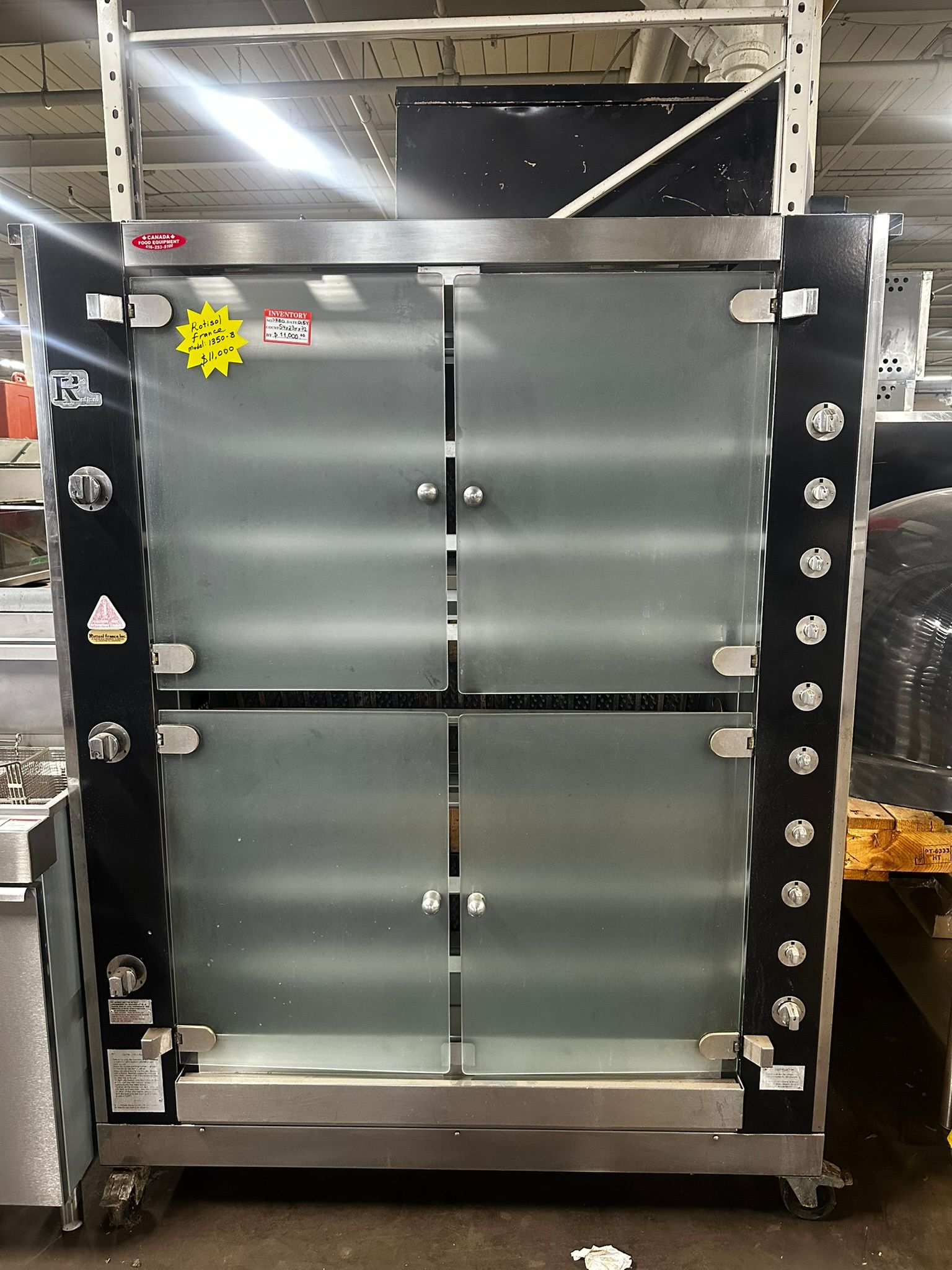 Rotisol 8 Spits Gas Rotisserie Model 1350/8 REFURBISHED - SRBO-0154 ☑️ ...